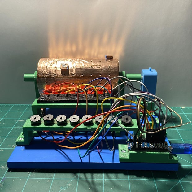 Programmable Electric Music Box - Tinkercad