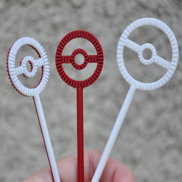 3D Printed Bubble Wands - Tinkercad