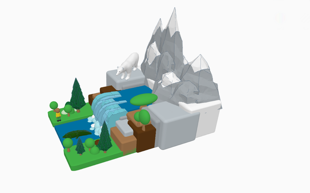 How to Make a Habitat Ecosystem Diorama for Your Classroom - Tinkercad