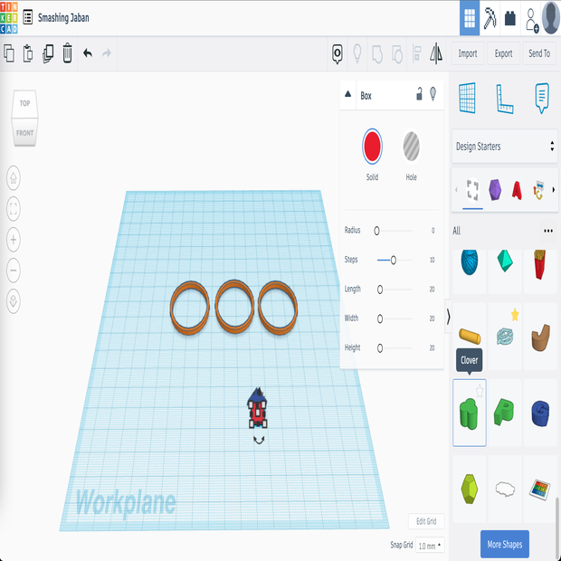 3D Printed Stackable Rings - Tinkercad
