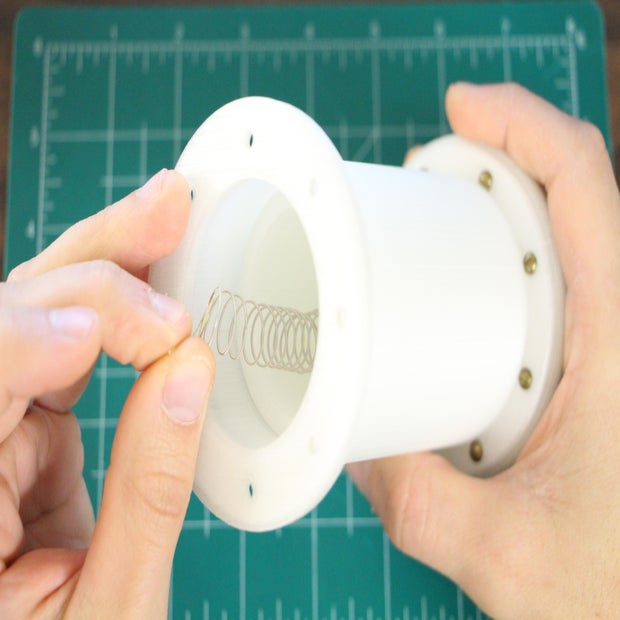 3D Printed Spring Reverb Microphone - Tinkercad