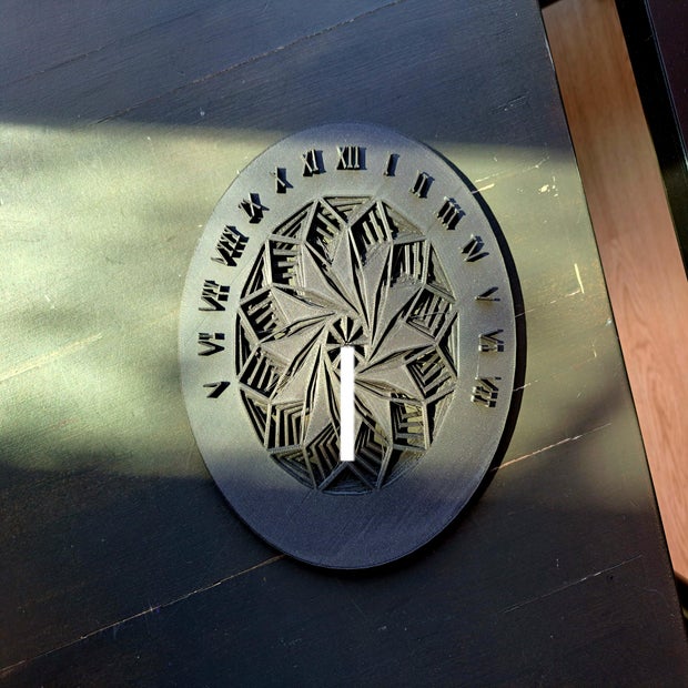3D Printed Sundial - Tinkercad