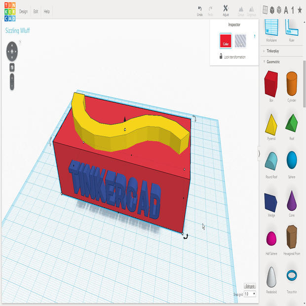 Tinkercad: Easy to Create Curve Text - Tinkercad