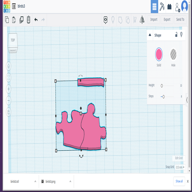 Replace Missing Jigsaw Puzzle Pieces With 3D Printer - Tinkercad