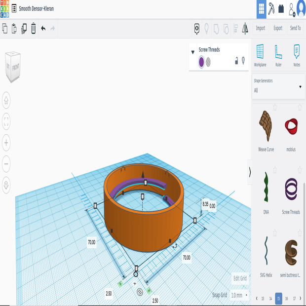 Mushroom Snail and Slug Trap - Tinkercad