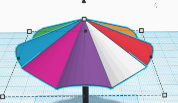 Creating a Colorful Umbrella With Tinkercad - Tinkercad