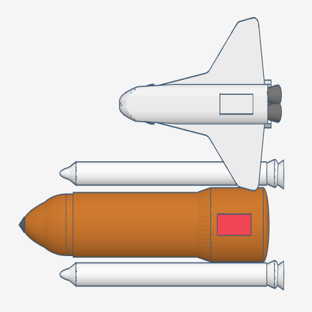 Tinkercad Space Shuttle - Tinkercad