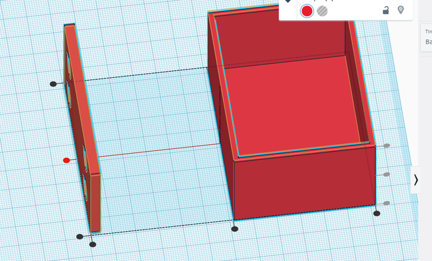 Small Magnetic Storage Box/tray - Tinkercad