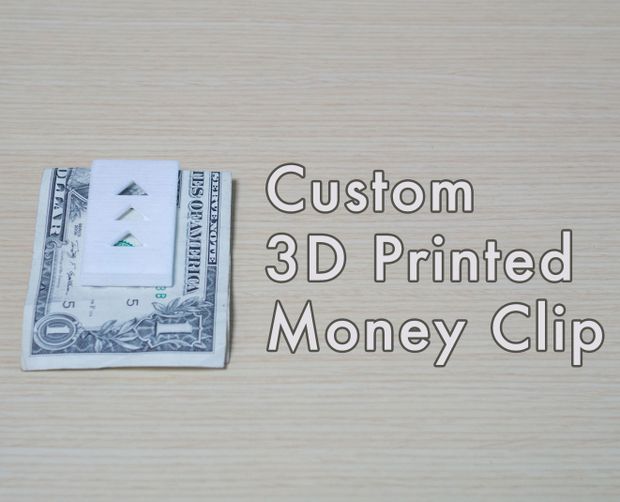 3D Printed Money Clip - Tinkercad