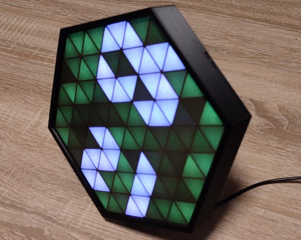 Creating a Stylish Triangular Pixels LED Clock Using WS2812 Leds and ...