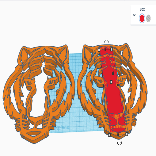 Multi Colored Sign Based Off of a Clip Art Image or Logo - Tinkercad