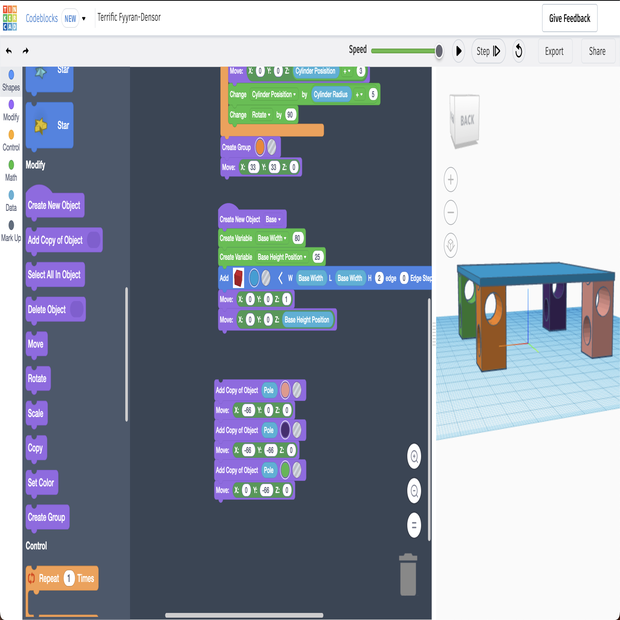 3D Sticky Notes Holder Using Tinkercad Codeblocks - Tinkercad