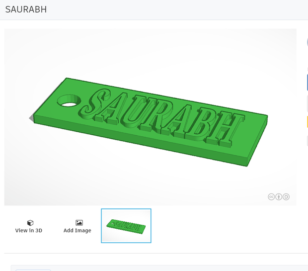The Project Is Making Key Chain of the Students Name Using Tinkercad ...