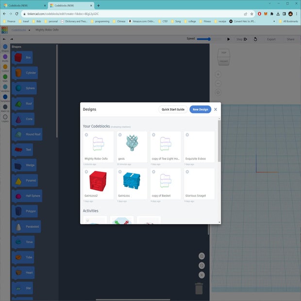 3D Printed LED Earring With Tinkercad Codeblocks - Tinkercad