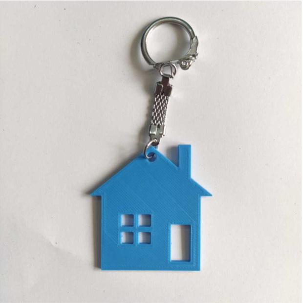 Custom 3d Printed Keychain - Tinkercad