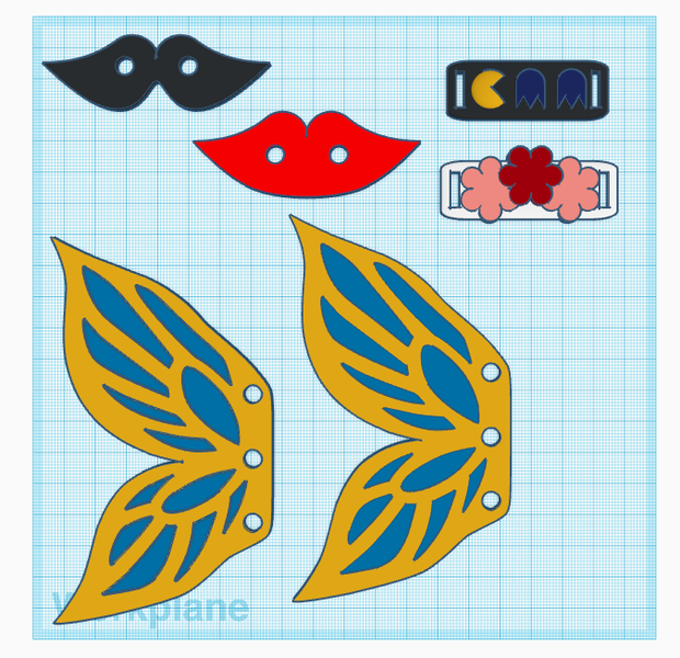 Shoelace Charms - Tinkercad