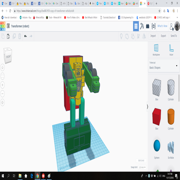 Creating a Transformer With Tinkercad - Tinkercad