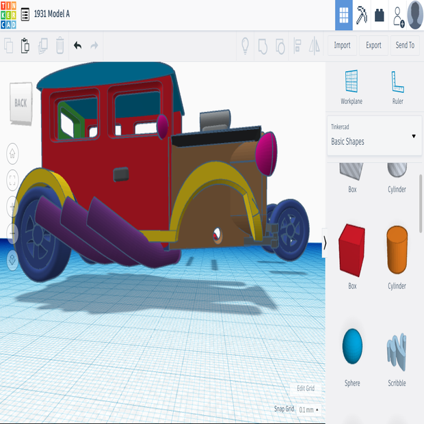 How to Make a Model a and Scene Using Tinkercad - Tinkercad