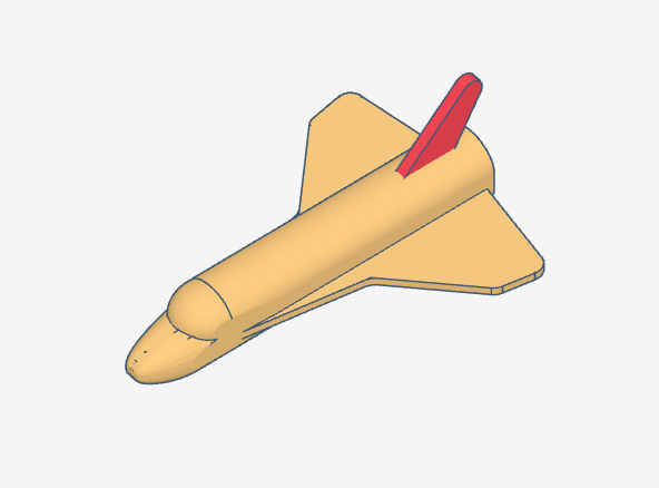 Tinkercad Space Shuttle - Tinkercad