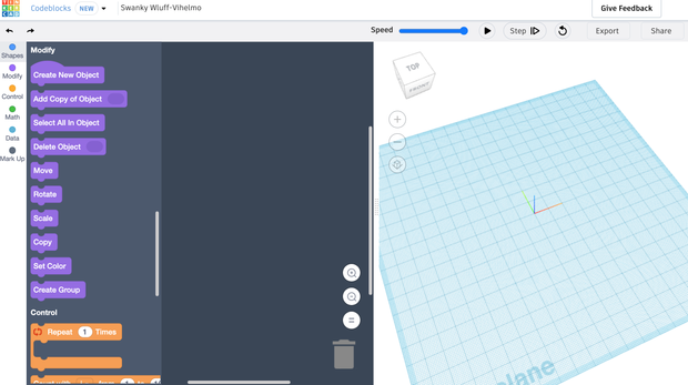 Tinkercad Coded Snowflake - Tinkercad
