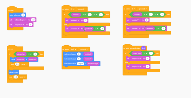 Micro Bit Controlled Tic Tac Toe Game Tinkercad