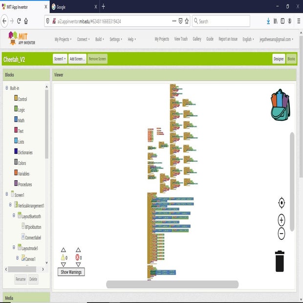 Baby MIT Cheetah Robot V2 Autonomous and RC - Tinkercad