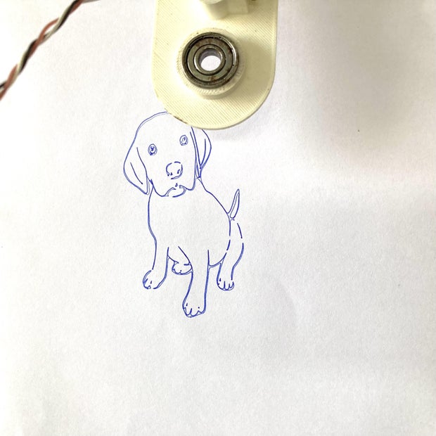 Polargraph Plotter - Tinkercad