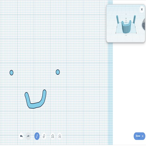 Mini CheeseMan - Tinkercad