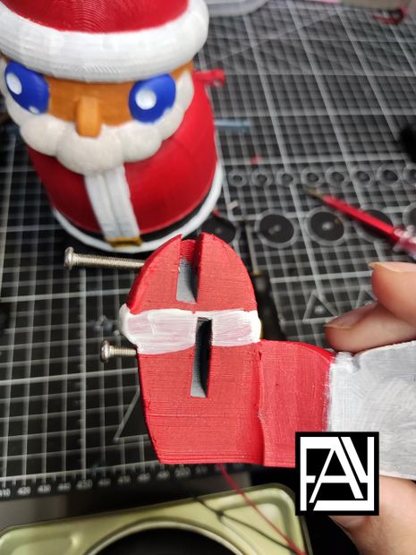 Dancing Santa Clause Automata - Tinkercad
