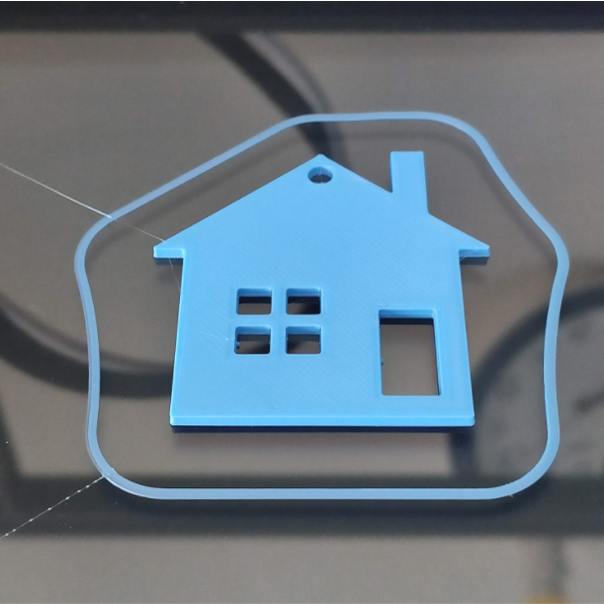 Custom 3d Printed Keychain - Tinkercad