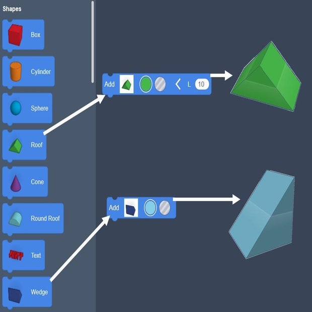 Tangram in Tinkercad Codeblocks - Tinkercad