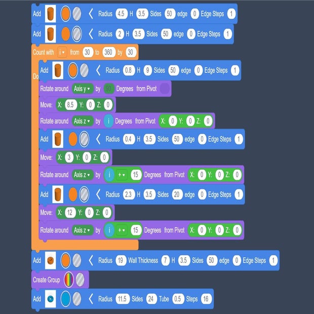 Rose Window of the Abbey of Fiastra - Tinkercad