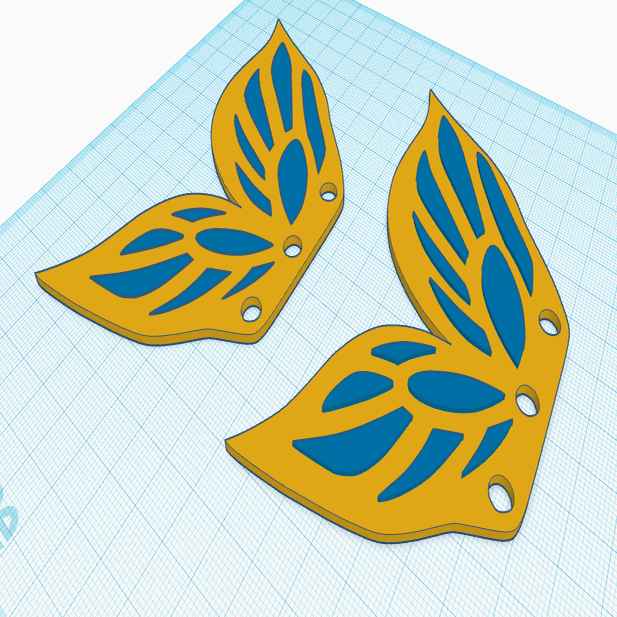 Shoelace Charms - Tinkercad
