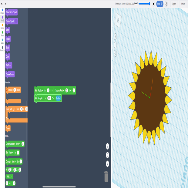 Do Plants Do Maths? - Tinkercad