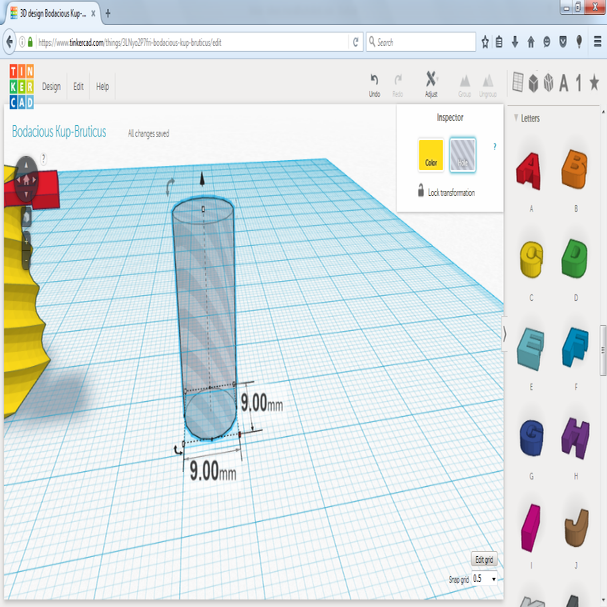 Design and 3D Print a Pencil Topper - Tinkercad