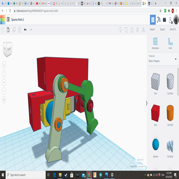 Tinkercad Robotics for School: Create TWO Walking Machines! - Tinkercad