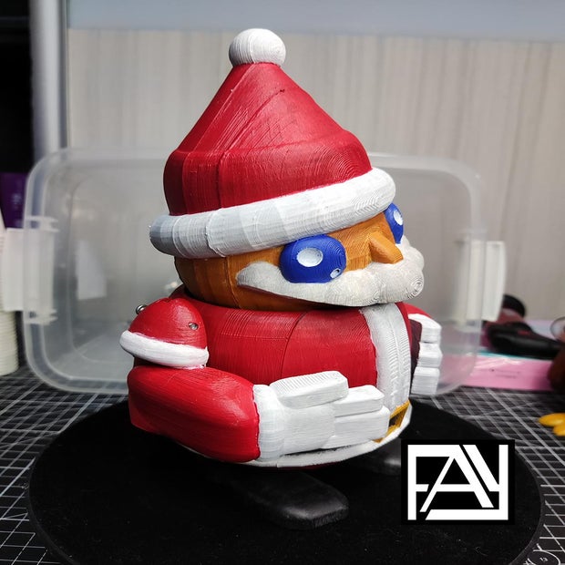 Dancing Santa Clause Automata - Tinkercad