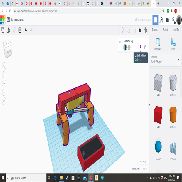 Tinkercad Robotics for School: Create TWO Walking Machines! - Tinkercad