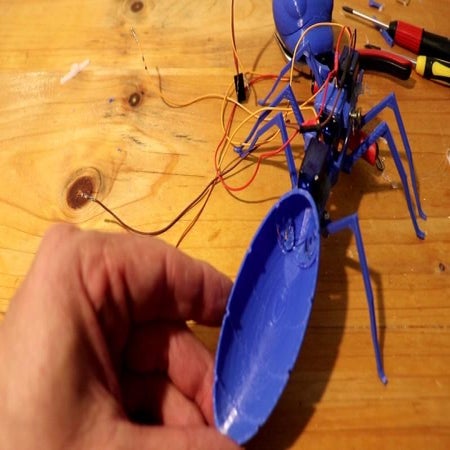 Blue Robot Ant - Tinkercad