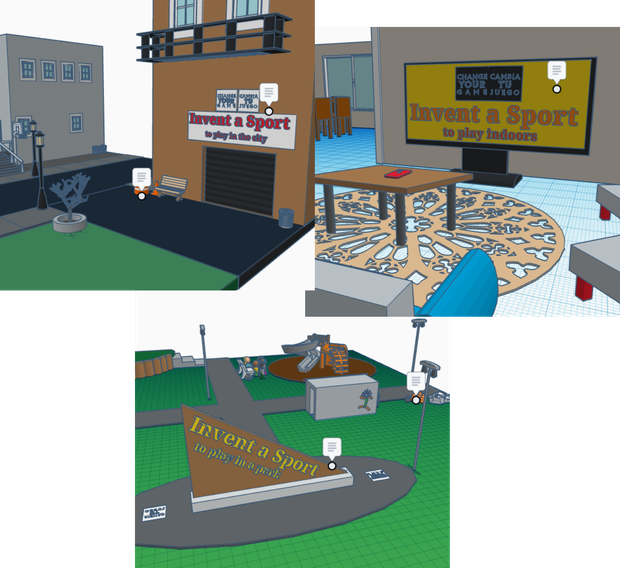 Change Your Game - Invent a Sport - Tinkercad