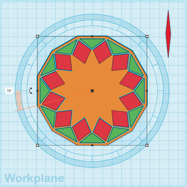 3D Printed Sundial - Tinkercad