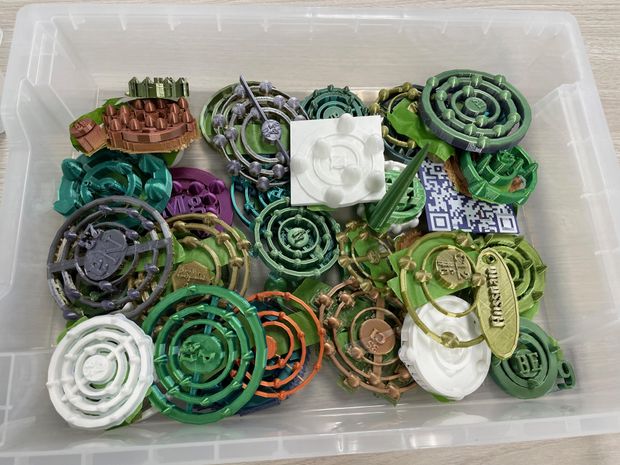 3D Printed Atomic Models - Tinkercad