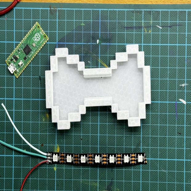 Light Up the Room: DIY 8-Bit Bow Tie With NeoPixel LEDs and Raspberry ...