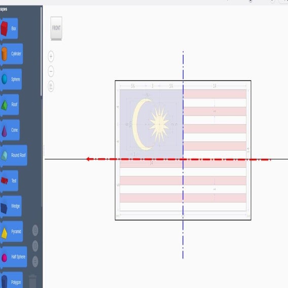 Create Country Flag With Tinkercad Codeblock Editor - Tinkercad