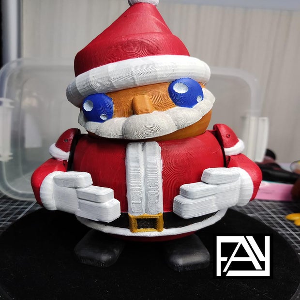 Dancing Santa Clause Automata - Tinkercad