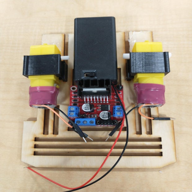Autonomous Robot Racer: Scratch Mode - Tinkercad