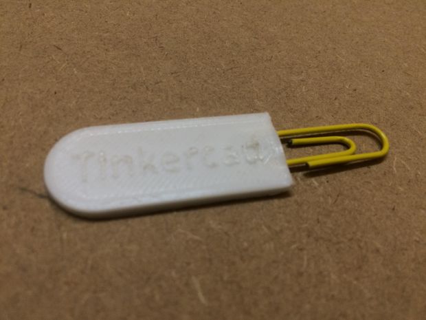How to Make Personalized Paperclips / Bookmarks Using Tinkercad ...