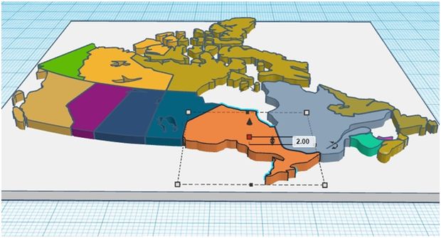 How to Design 3D Population Maps Using Tinkercad - Tinkercad