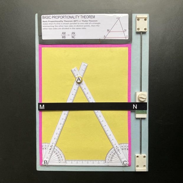 Basic Proportionality Theorem Thales Theorem Tinkercad