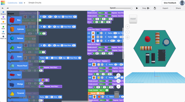 Badges With Tinkercad Codeblocks Tinkercad